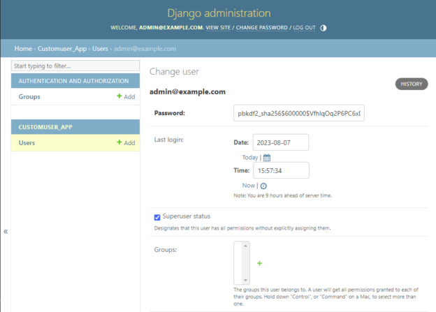 Djangoでカスタムユーザーを作ってみよう【AbstractBaseUser】